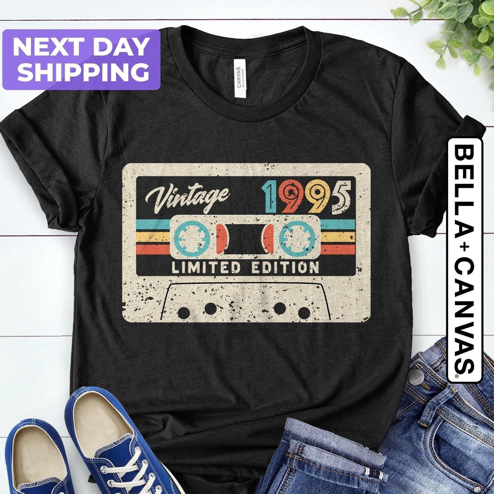 31st Birthday Shirt 1995 Limited Edition Cassette TShirt 1995 Birthday ...