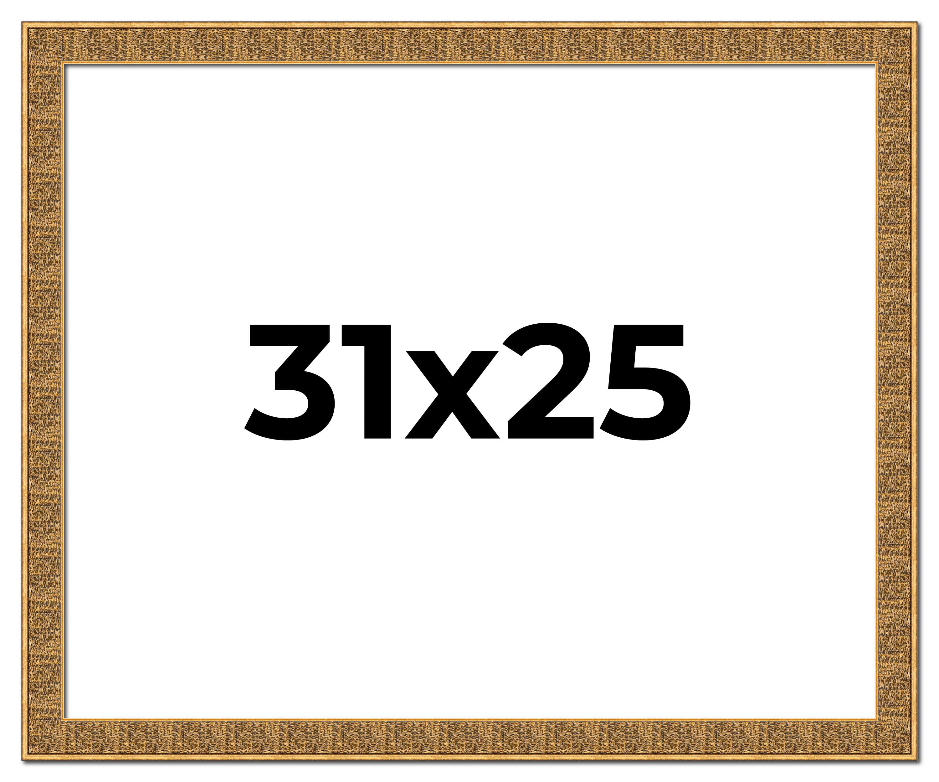 31x25 Frame Black and Gold Distressed Solid Wood Sonoma Picture Frame ...