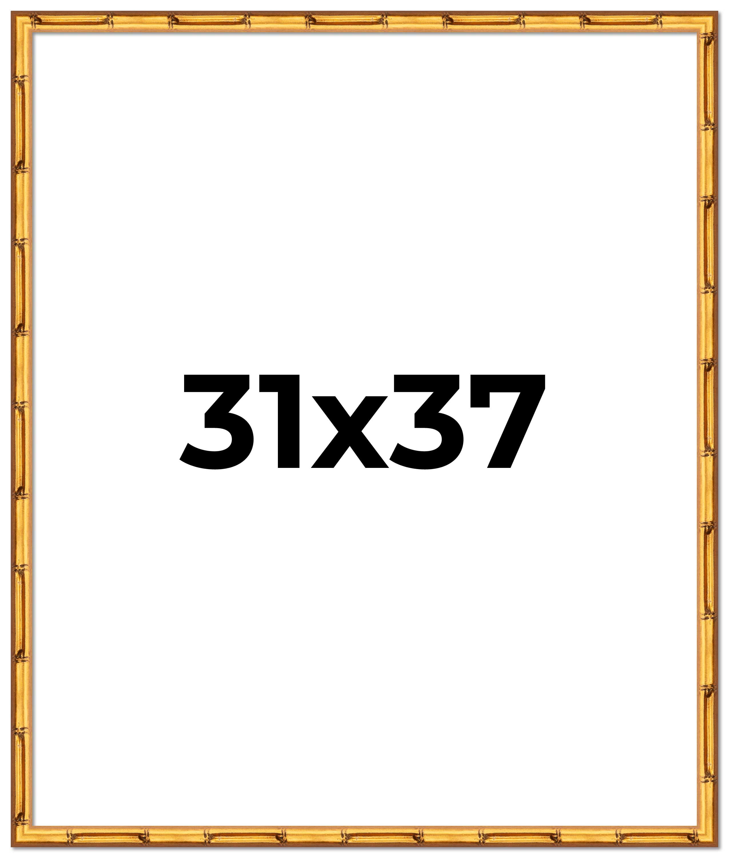 31x37 Frame Gold Bamboo Picture Frame - Complete Modern Photo Frame ...