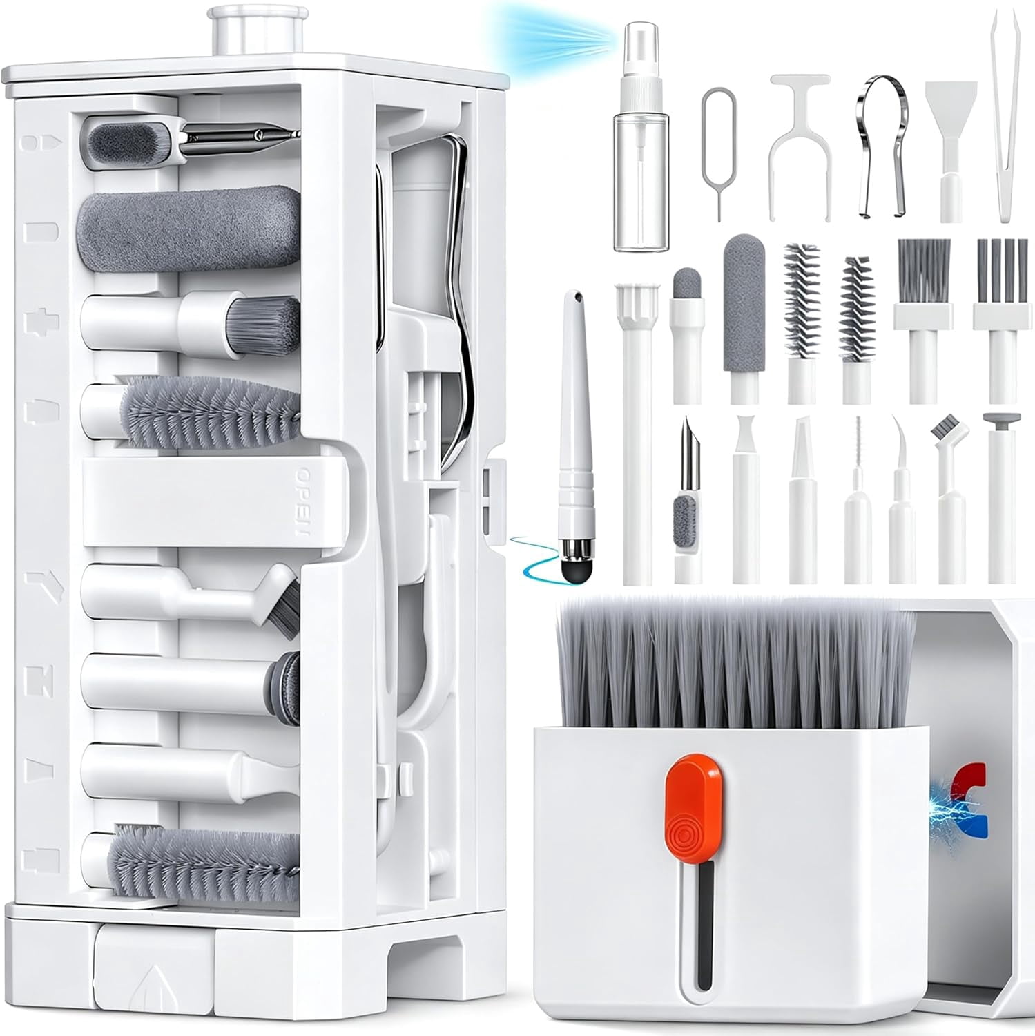 32 in 1 Cell Phone Cleaning kit with Charging Port Cleaner,Stylus Pen ...
