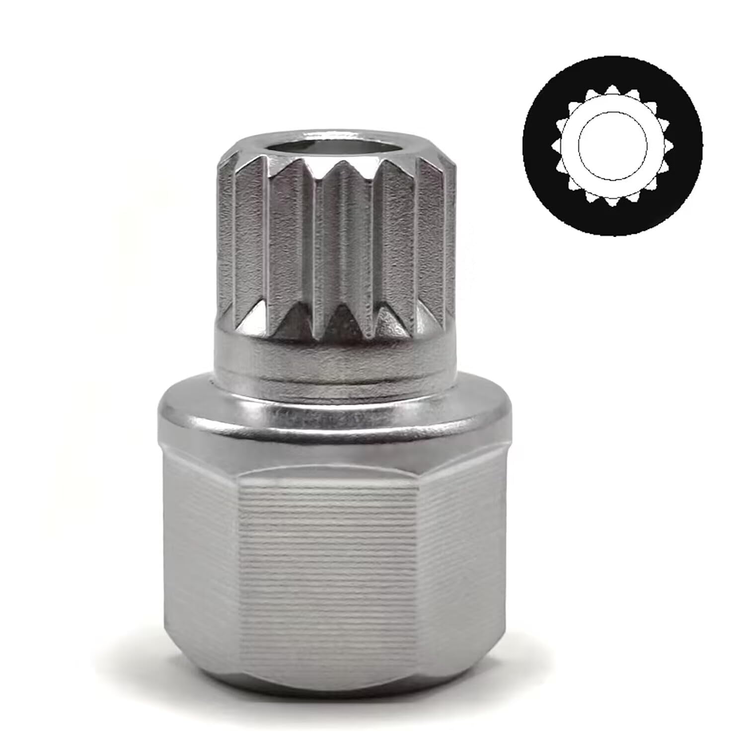 32/16PT Wheel Locking Nut Key - ible, Anti-Theft Lug Nut Removal Tool ...