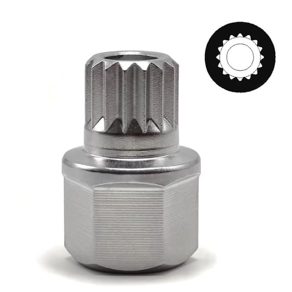 32/16PT Wheel Locking Nut Key - ible, Anti-Theft Lug Nut Removal Tool ...