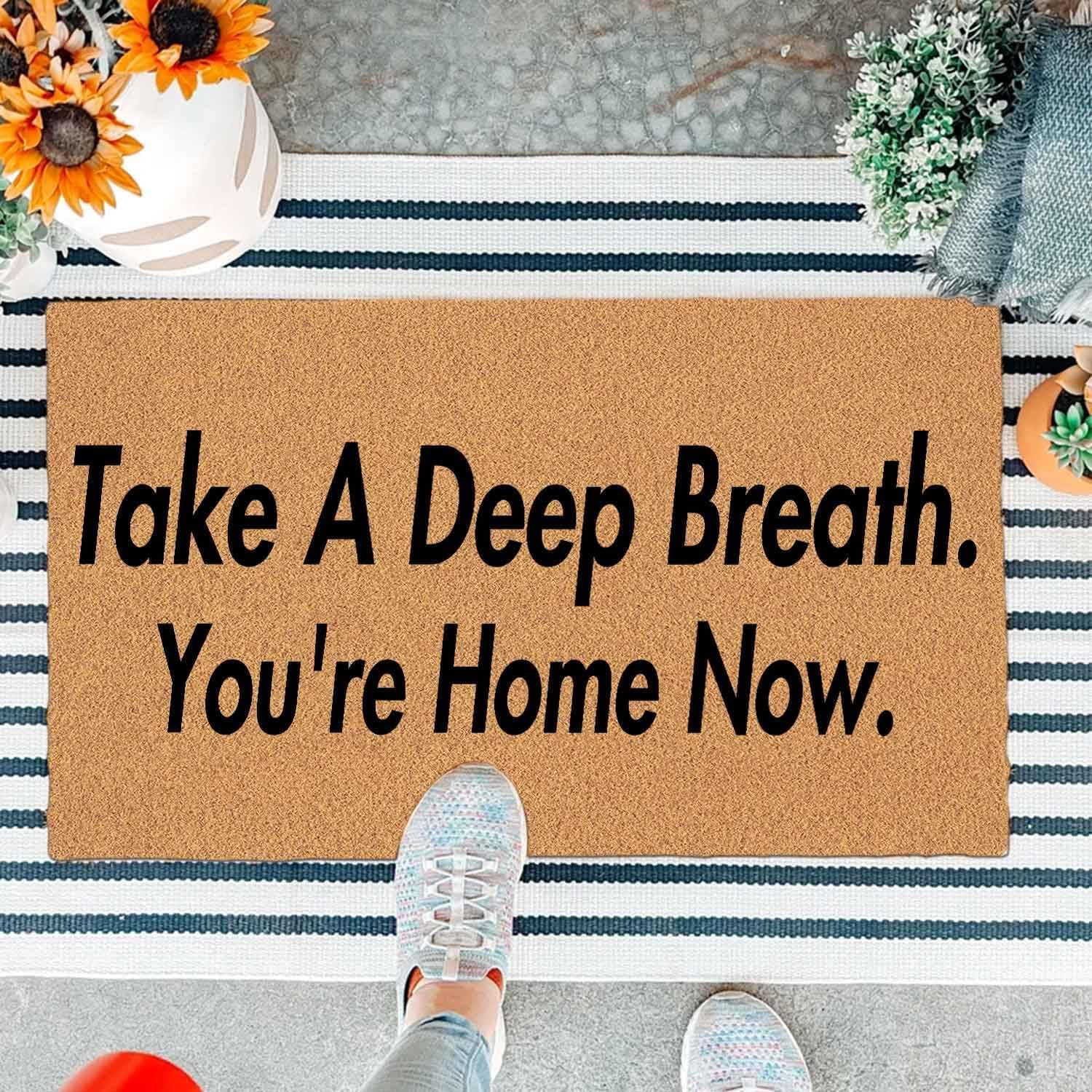 32*20inches Funny Doormat Front Door Mat Entryway Mat Entry Brown Mat ...