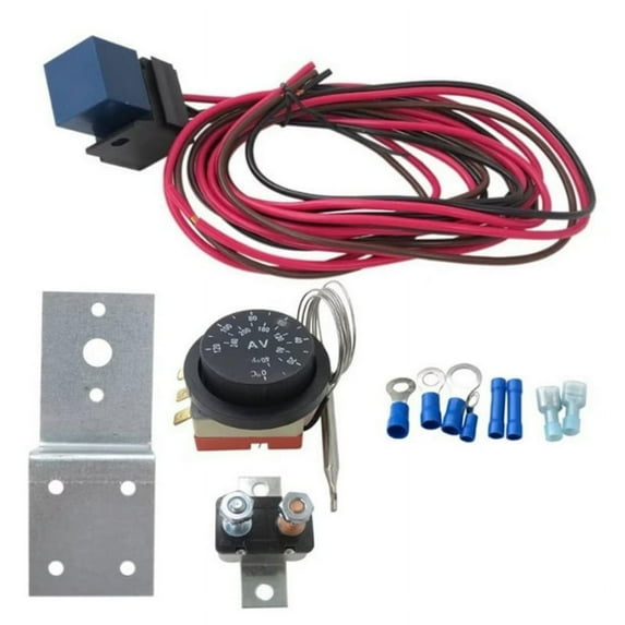 32-248℉ Dial Adjustable Electric Radiator, Cooling Fan Thermostat ...