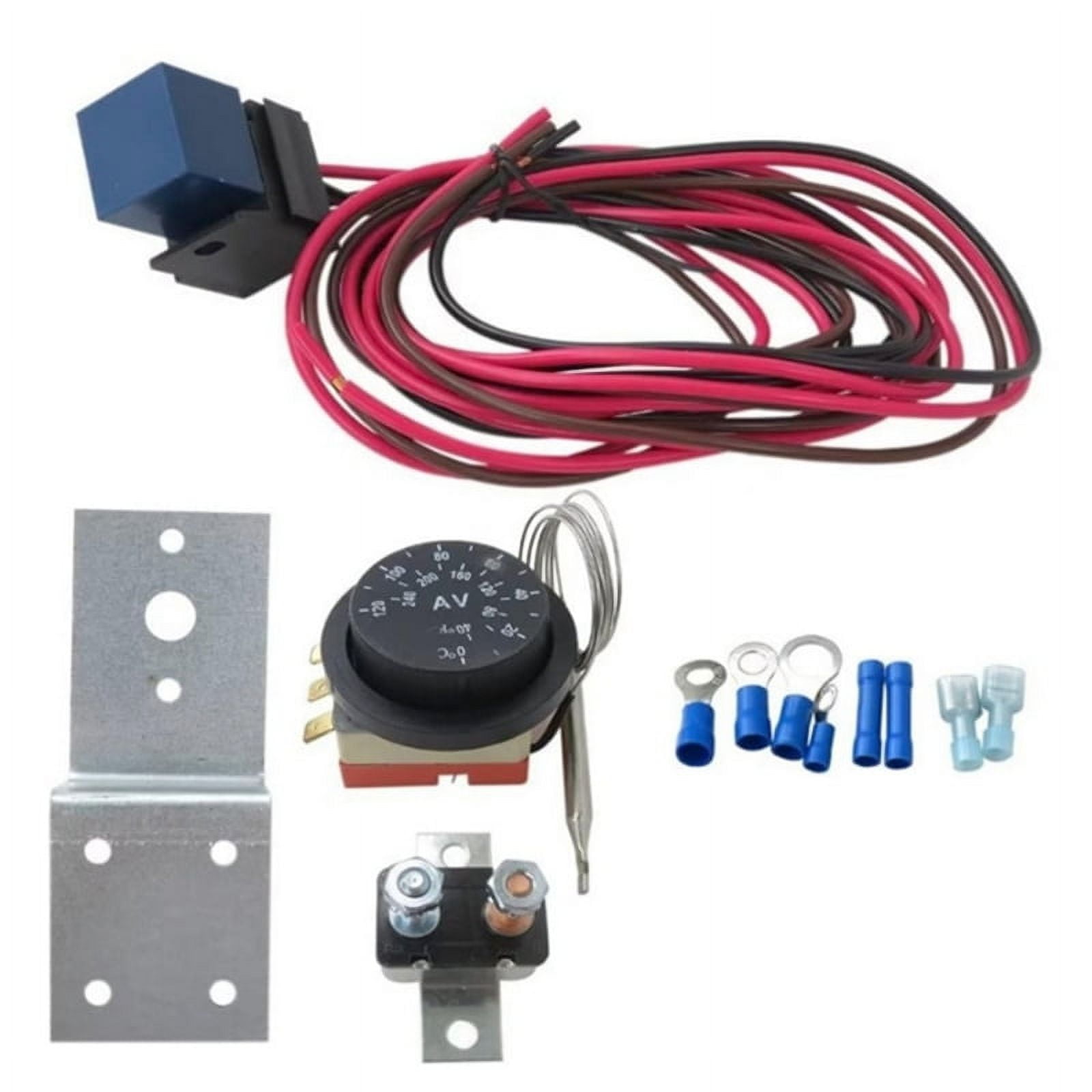 32-248℉ Dial Adjustable Electric Radiator, Cooling Fan Thermostat ...