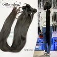 32 34 36 38 40 Inch Straight Bundle Bone Straight Human Hair Brazilian ...
