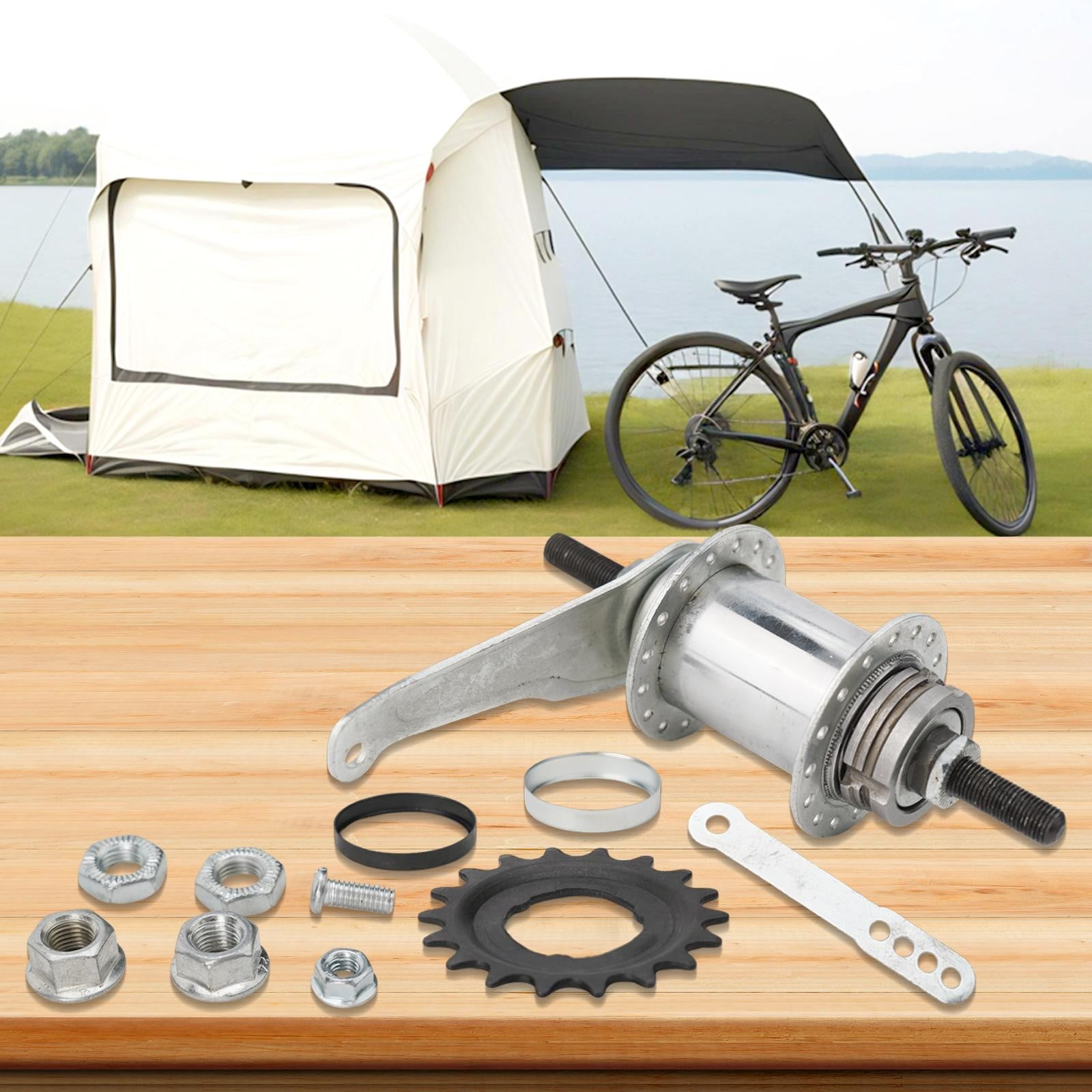 32/36 Hole Coaster Brake Back Pedal Rear Hub Freewheel Mountain Bike ...