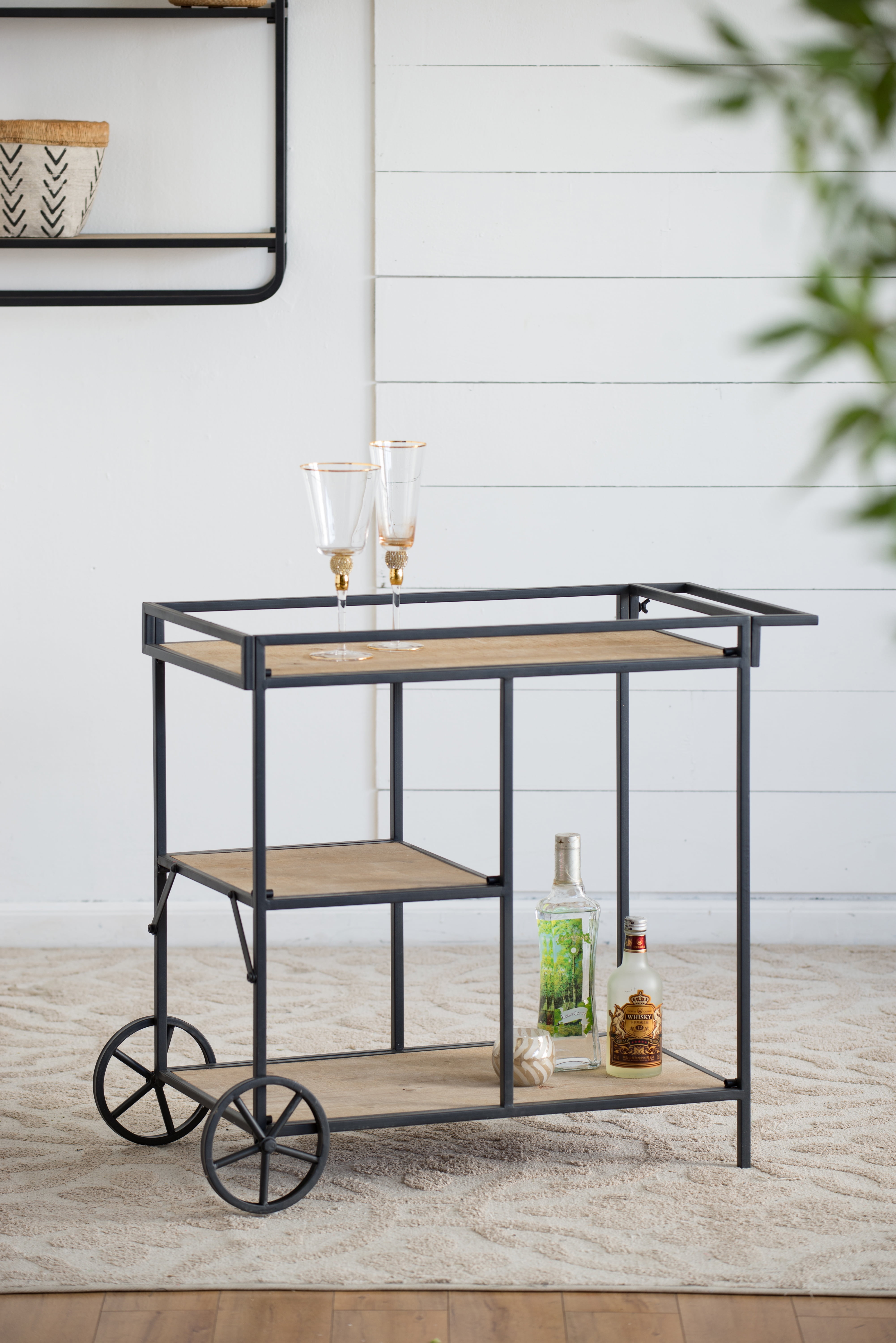 32.3x15.7x26.8" Shelf With Wheel - Walmart.com