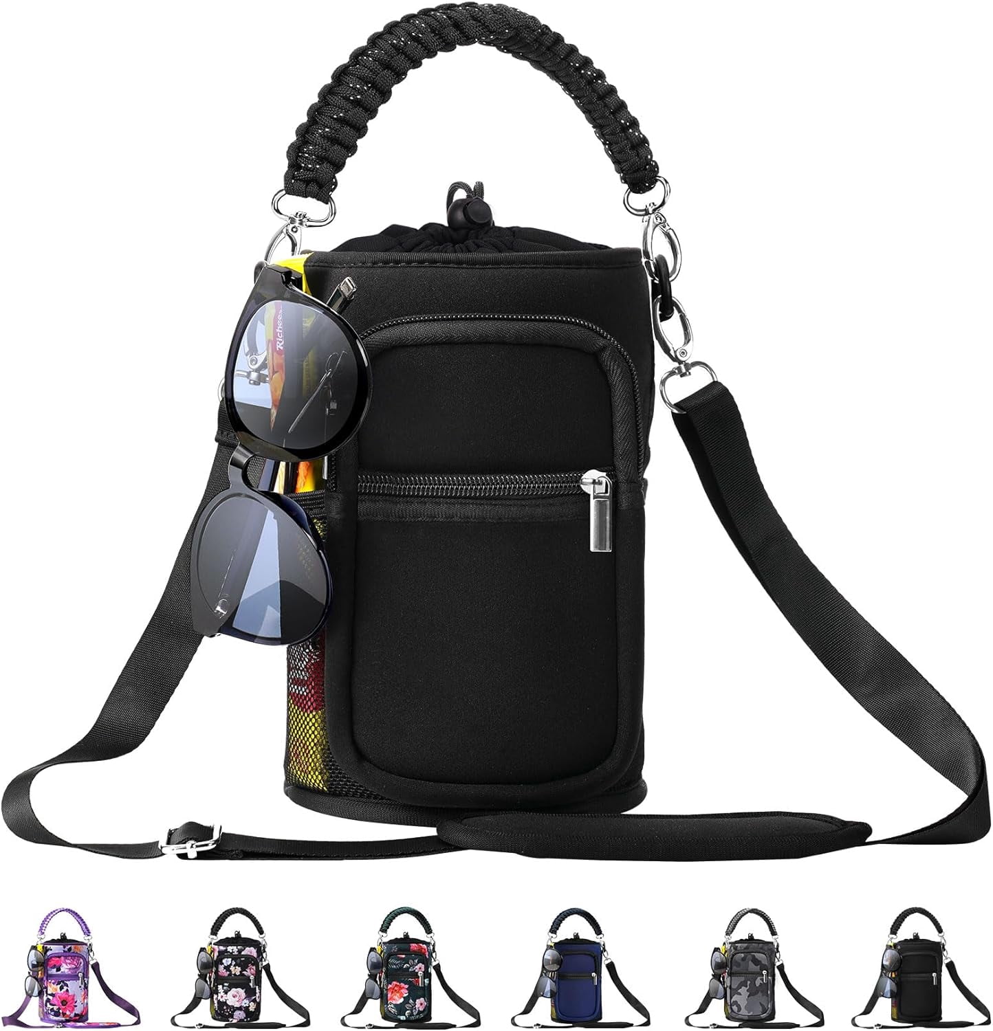 32/40/64/87/128 oz Water Bottle Carrier Bag, Neoprene Water Bottle ...