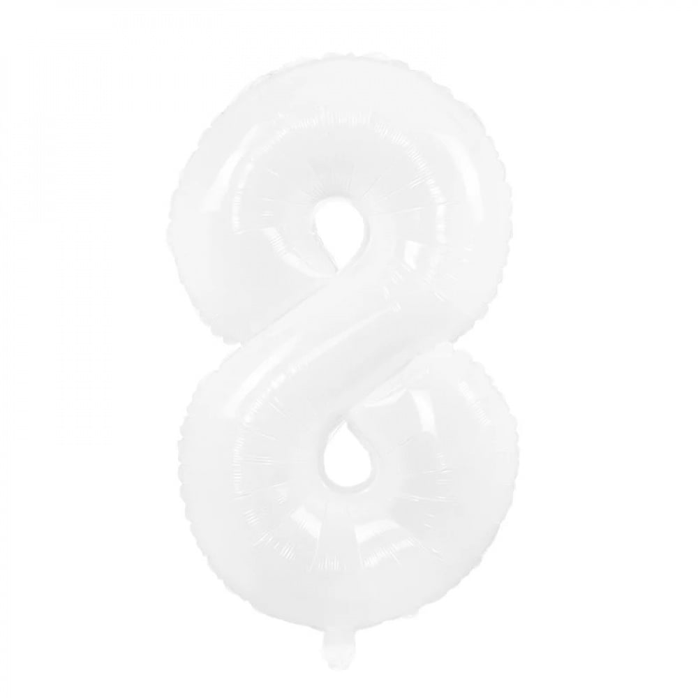 32/40Inch Cream Color Number Balloons 1-9 Large Digital Foil Helium ...