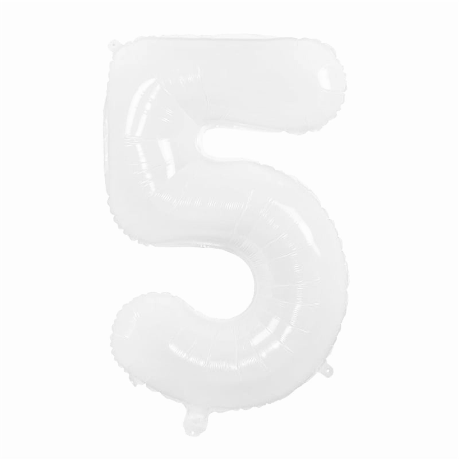 32/40Inch Cream Color Number Balloons 1-9 Large Digital Foil Helium ...