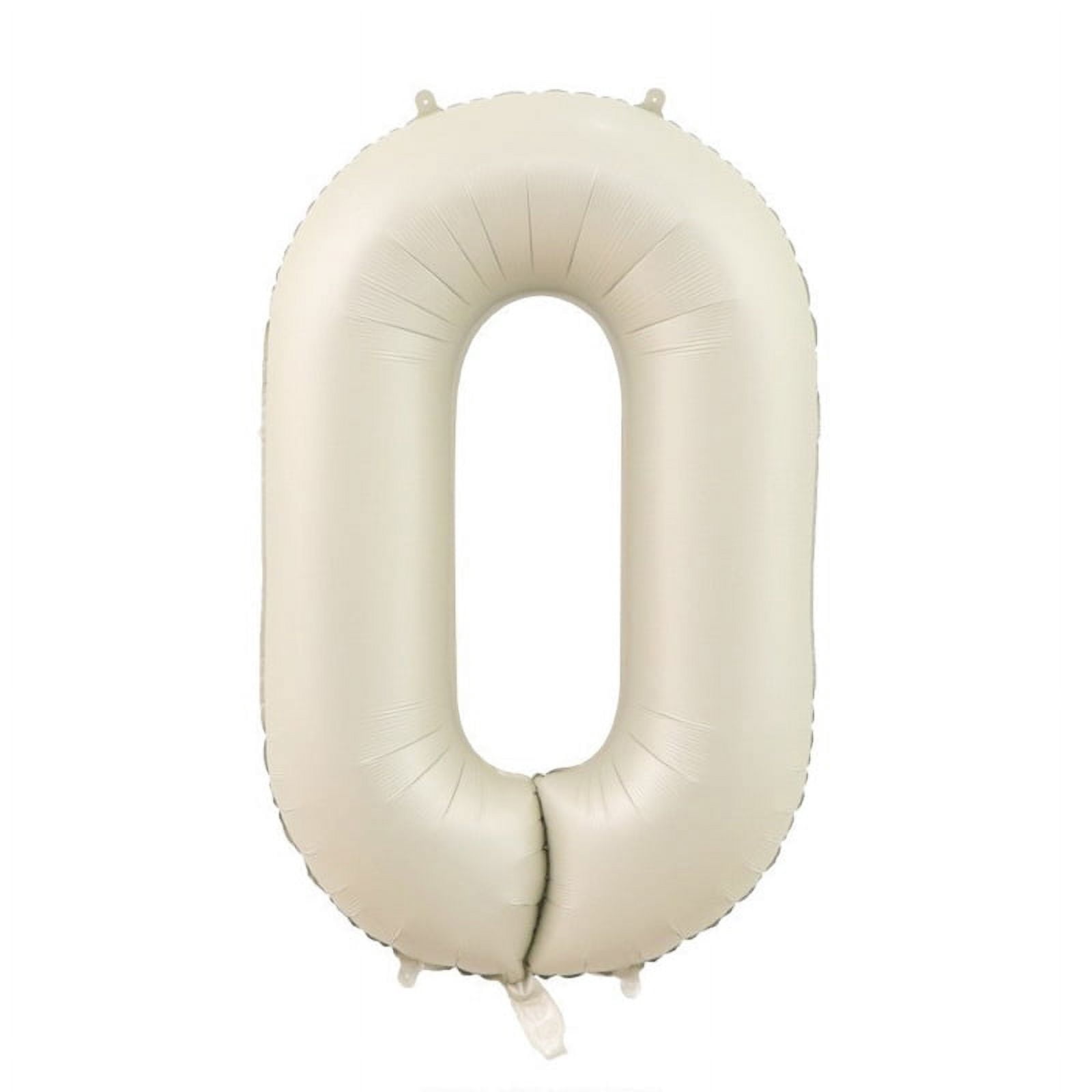 32/40Inch Cream Color Number Balloons 1-9 Large Digital Foil Helium ...