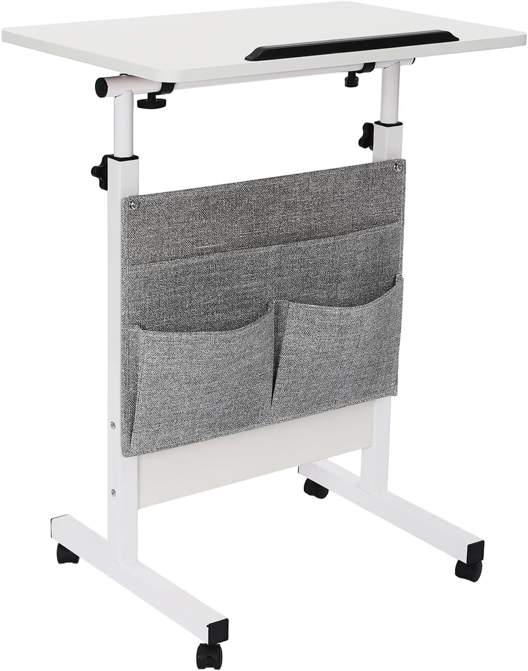 32-47in Adjustable Height Standing Desk Portable Laptop Desk Rolling ...