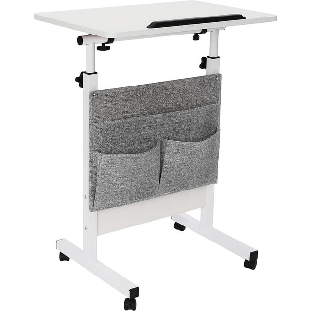 32-47in Adjustable Height Standing Desk Portable Laptop Desk Rolling ...