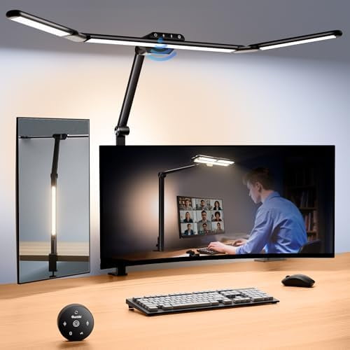 32.5" Architect Desk Lamps for Office Home Dorm - Eye Care 3 Light Bar ...