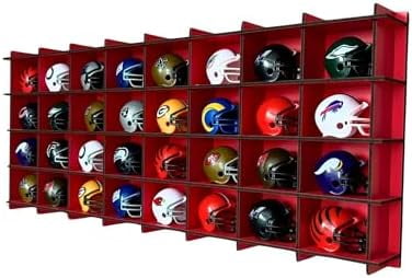 32 / 6 Color Mini Helmet Display Case,Mini Football Helmets,Football ...