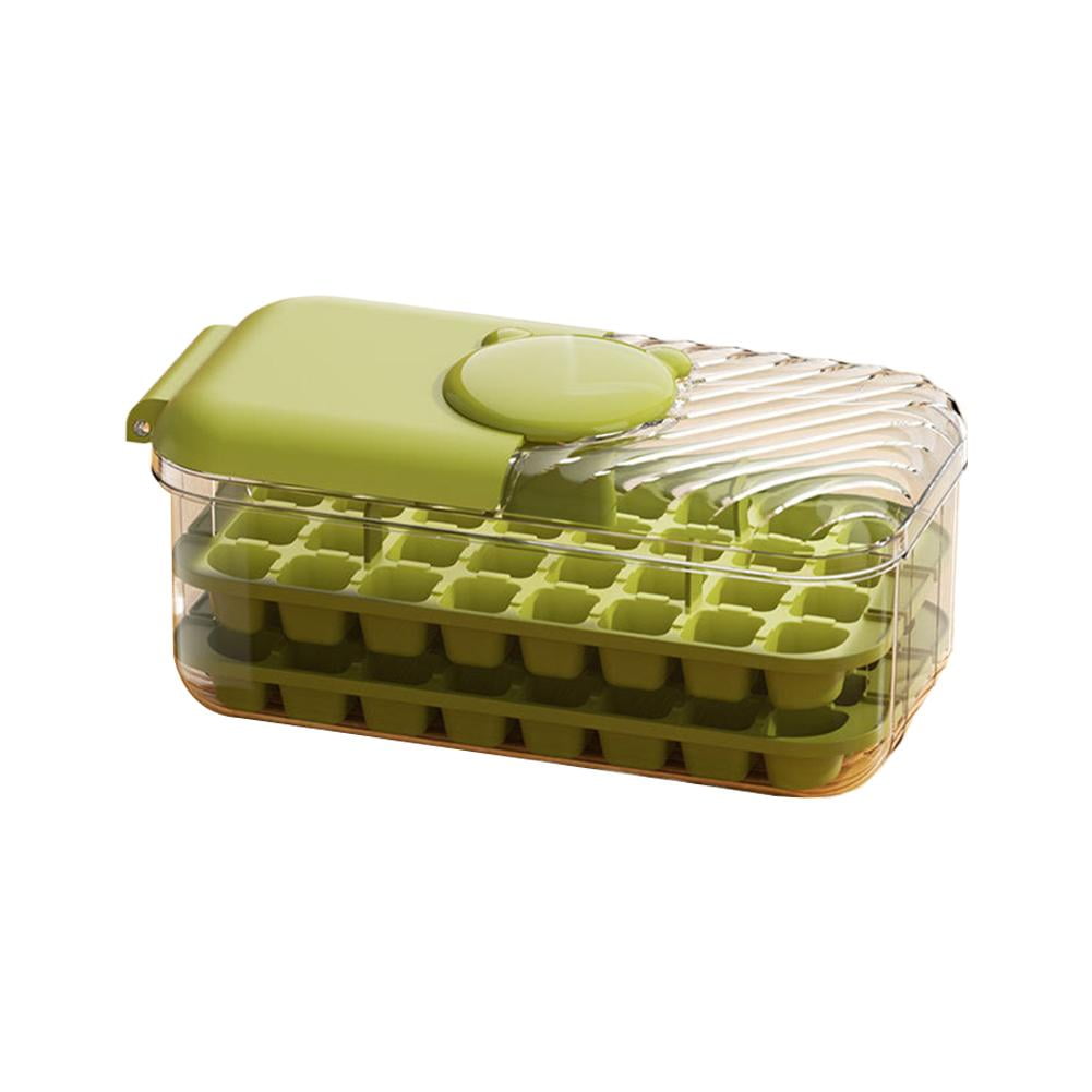 32/64 Cube Press Ice Tray Food-Grade Ice Maker with Easy Release ...
