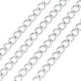 32.8 Feet(10m) 304 Stainless Steel Curb Chains Warped Chains with Spool Soldered DIY Craft Chain ...