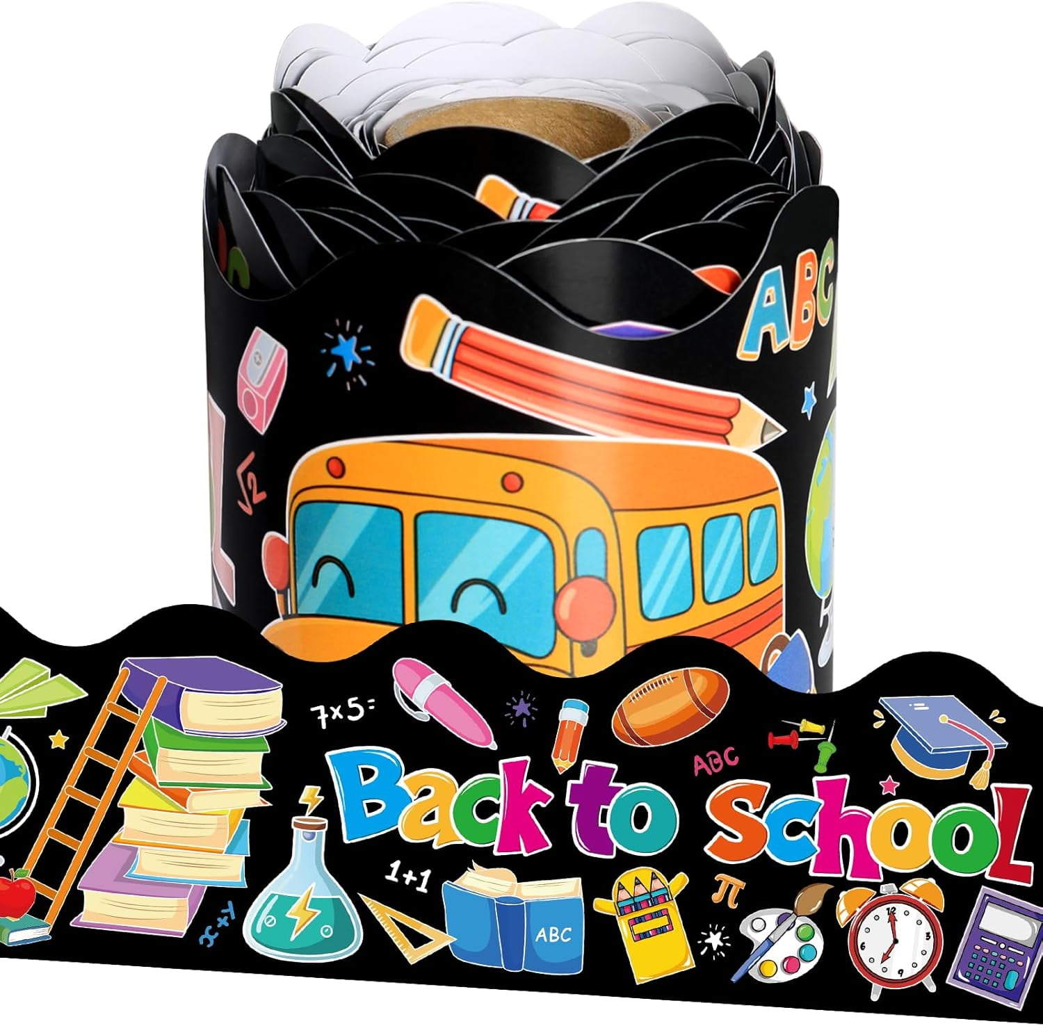 32.8 Feet Back to School Bulletin Board Borders, First Day of School ...