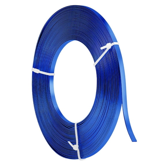 32.8 Feet Flat Aluminum Wire 5mm Wide Jewelry Making Wire Bendable ...