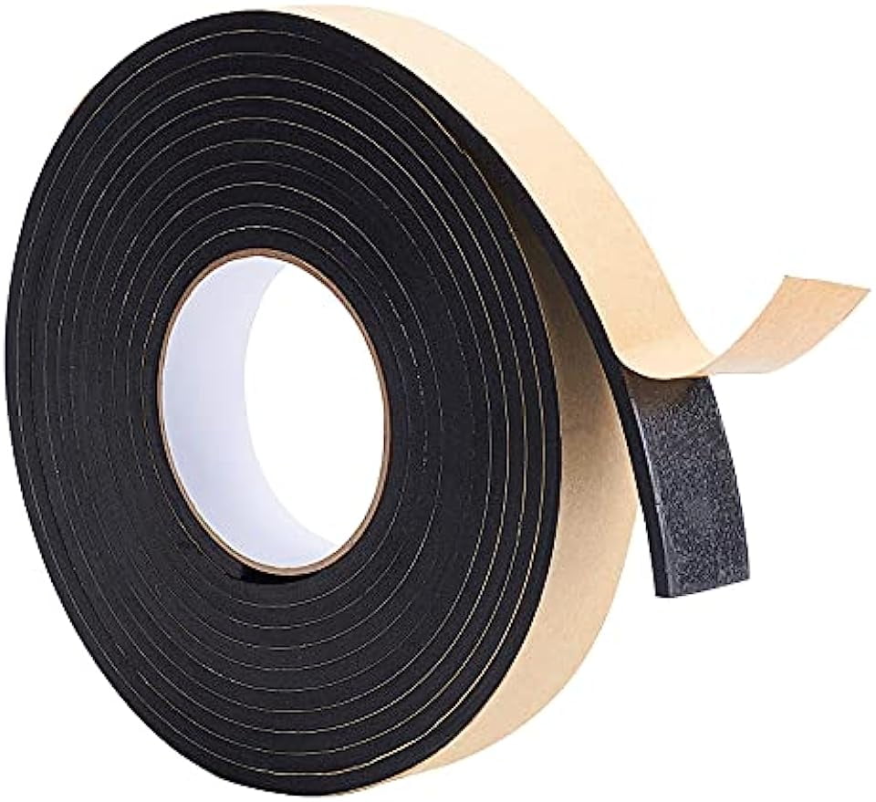 32.8 Feet Thick High Density Window Foam Strip 1.18Inch Width Single ...