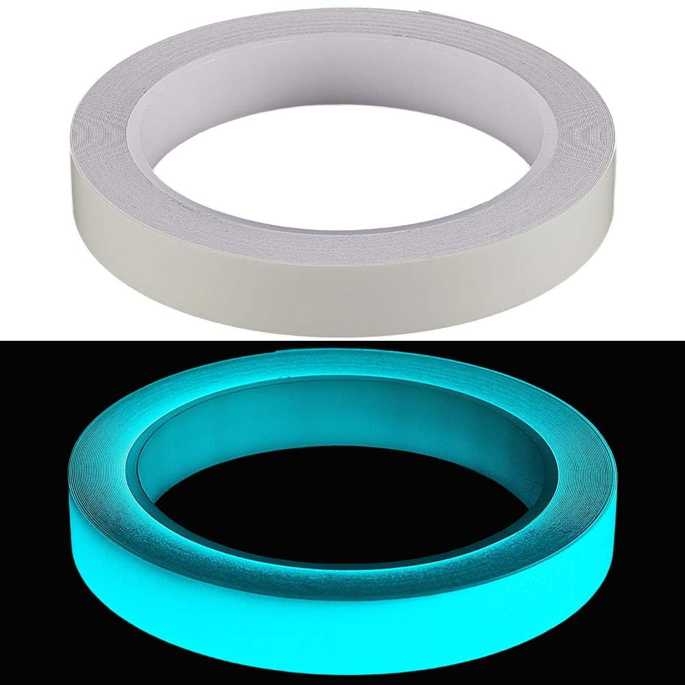 32.8 Feet x 0.6 Inch Fluorescent Waterproof Tape Reflective Tape Strips ...