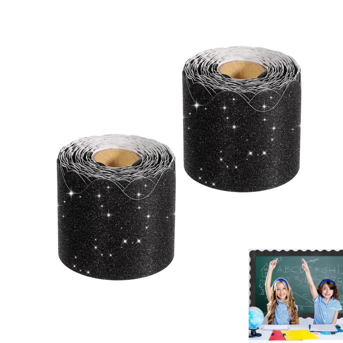 32.8Ft Scalloped Border Decoration,QZS Multifunctional Borders Decor ...