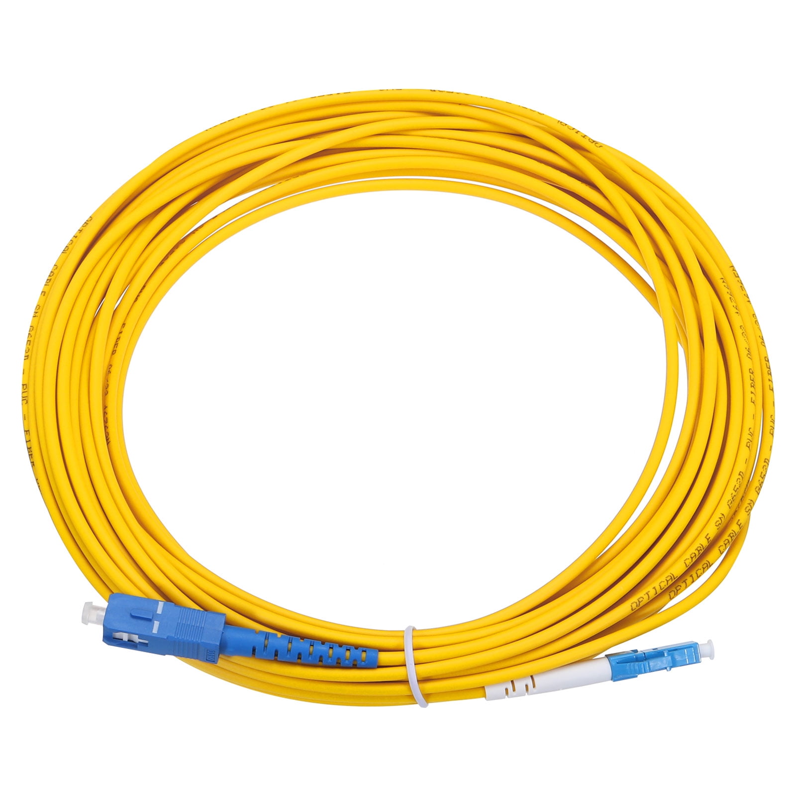 32.8Ft Single-mode Simplex Fiber Optic Patch Cable SC to LC for Router ...