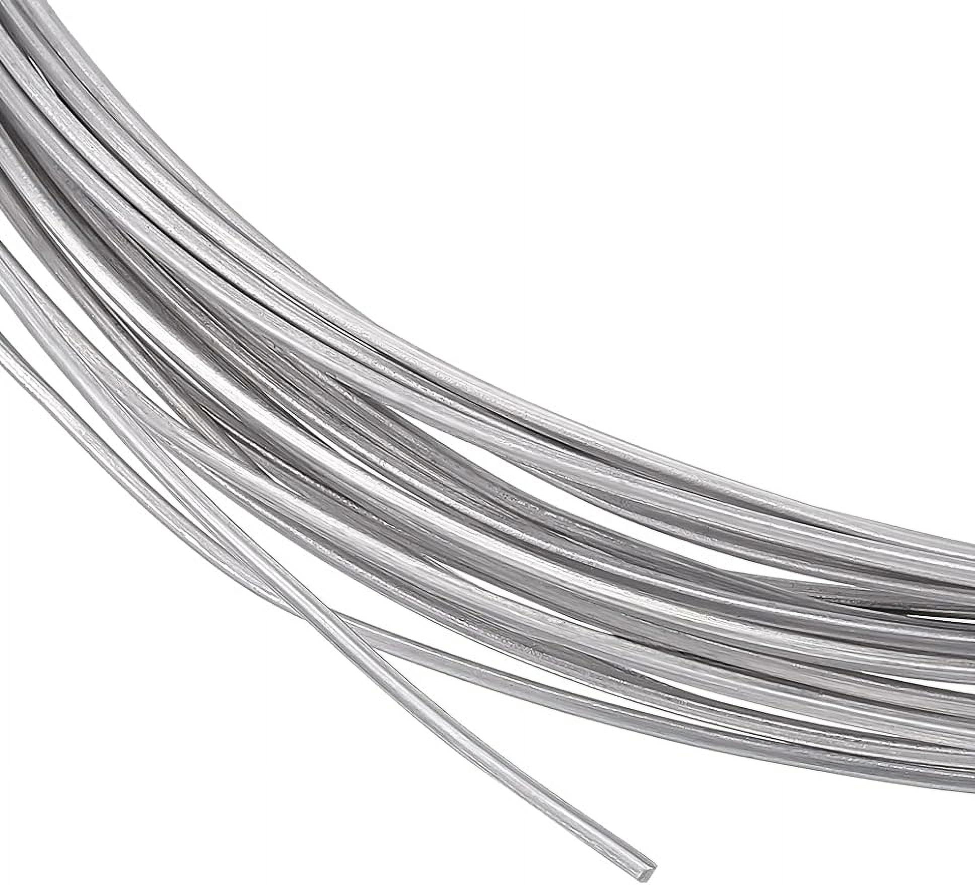 32.8ft 18Gauge Square Metal Craft Wire Aluminum Wire Bendable Metal ...