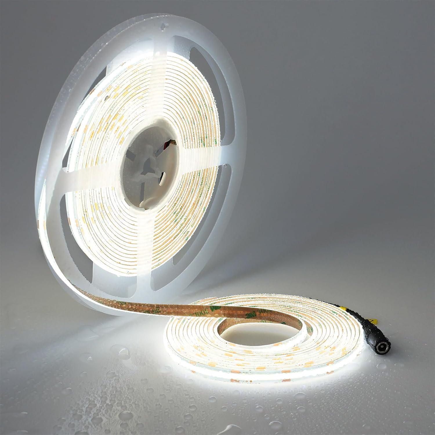32.8ft 24V COB LED Strip Cool White 6000K Outdoor Waterproof CRI>93 ...
