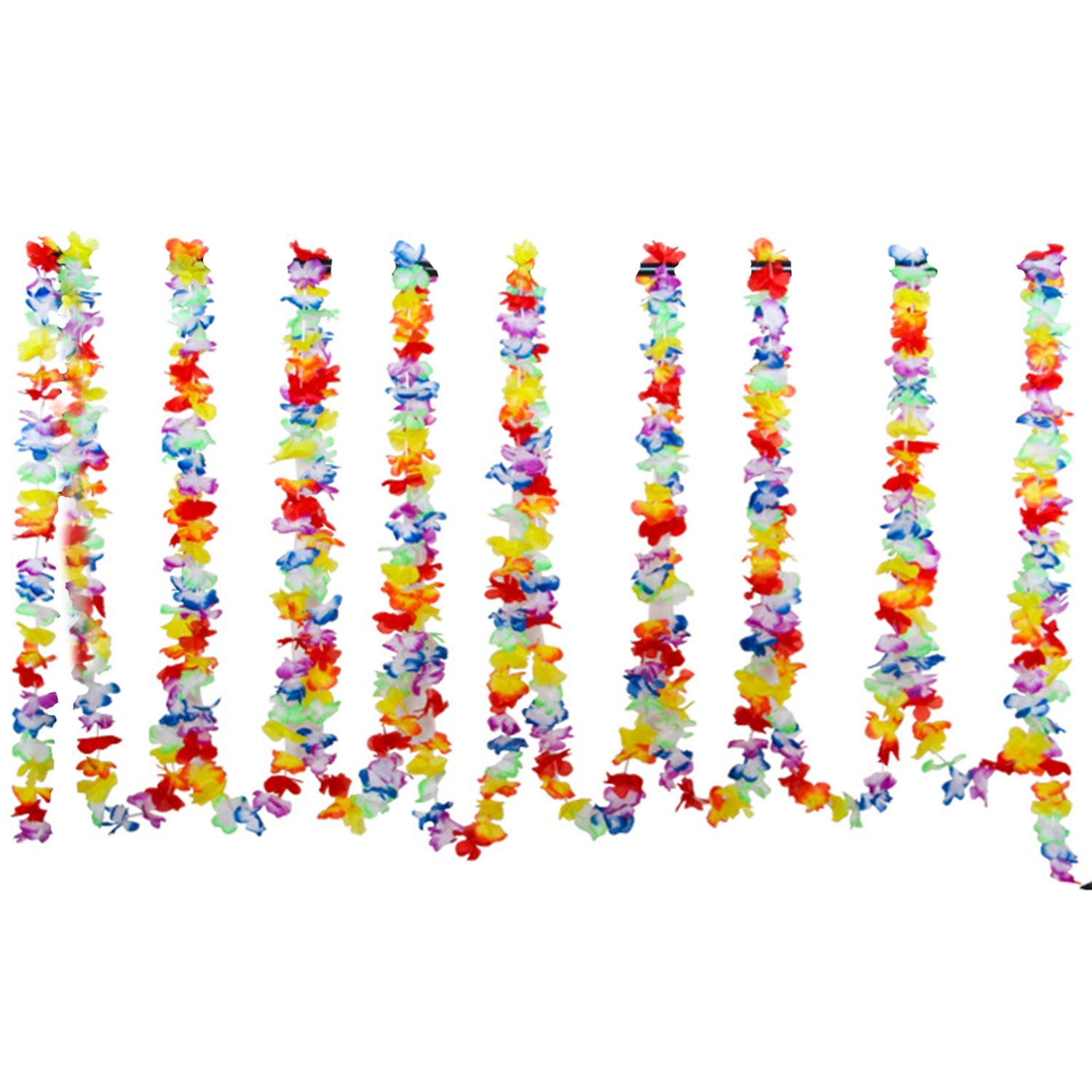 32.8ft Tropical Hawaiian Flower Lei Garland Hibiscus Flower Garlands ...