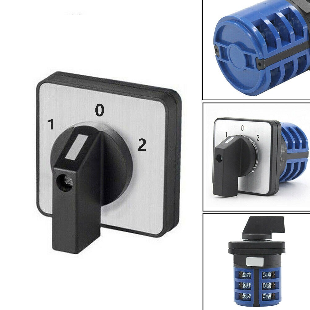 32 Amp Rotary Changeover Selector Control Switch Panel Mounted Cam ...