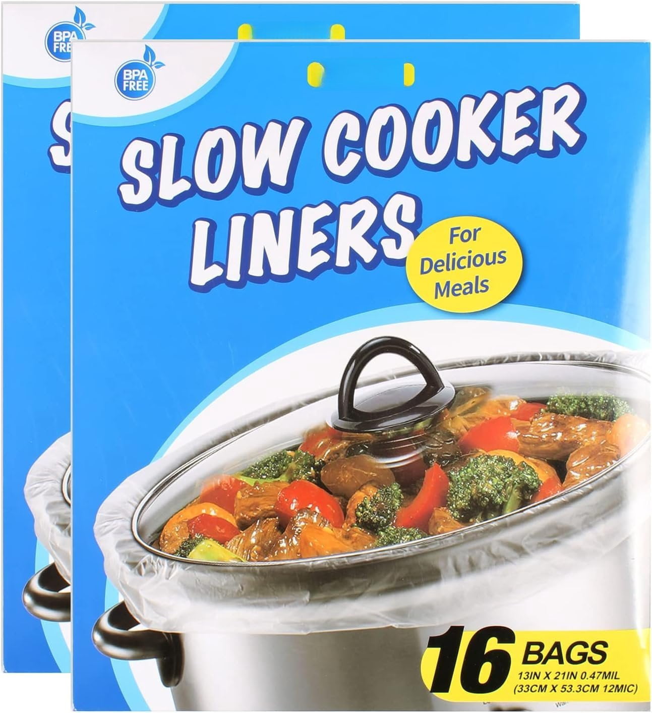 32 Bags Slow Cooker Liners, Disposable Multi Use Cooking Bags,Large ...