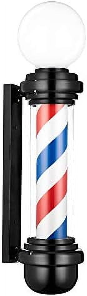 32" Barber Pole LED Light, Classic Style Hair Salon Barber Shop Open ...