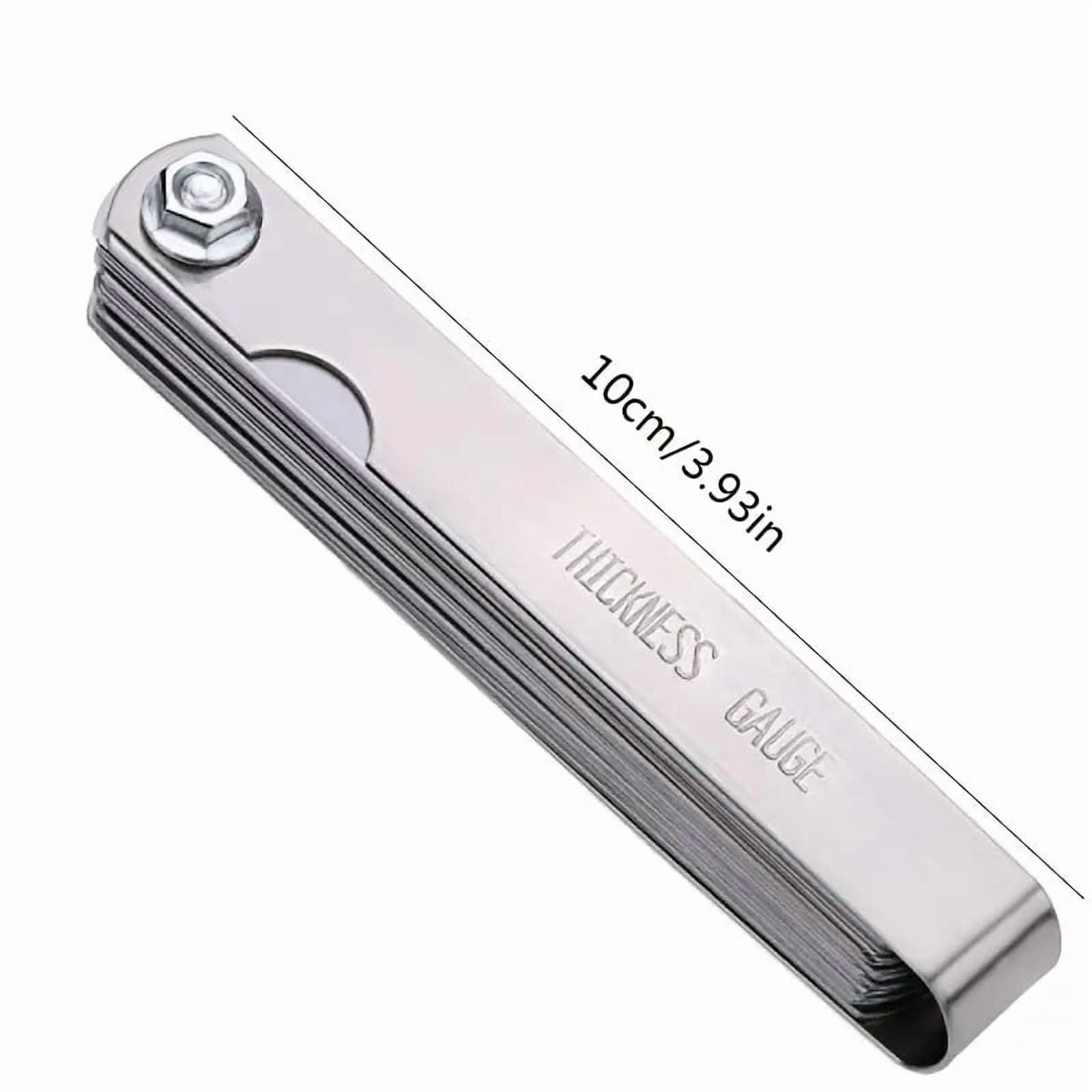 32 Blades Alloy Range Finder Feeler Gauge Valve Teaching Feeler Gauge 0 ...