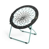 Comfy 32" Bunjo Woven Bungee Foldable Indoor Chair with Metal Base ...