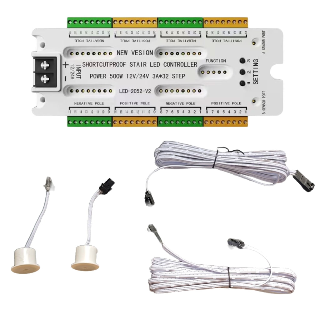 32 Channel Stair LED Motion Sensor Automatic 12V 24V LED Motion Sensor ...