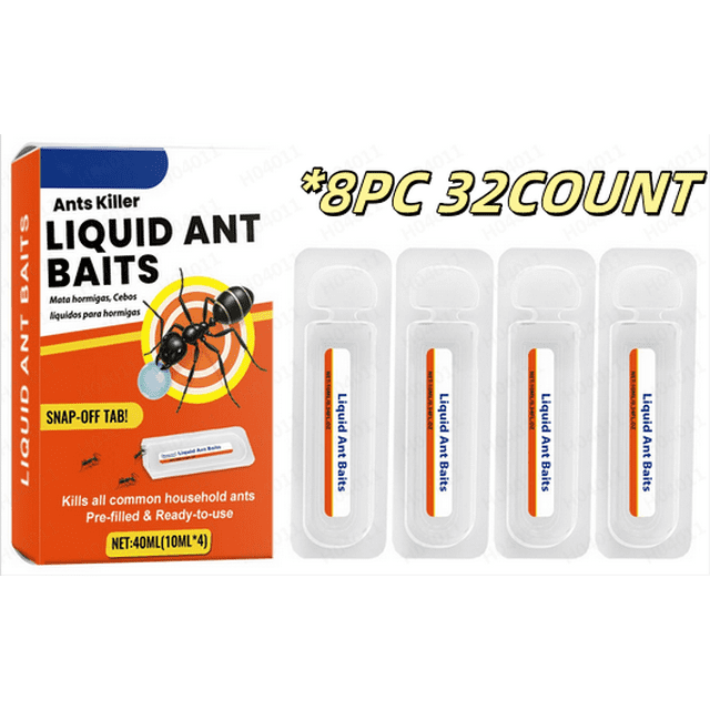 32 Count Ant Traps Indoor | Ant Killer Bait Stations | Liquid Bait to ...