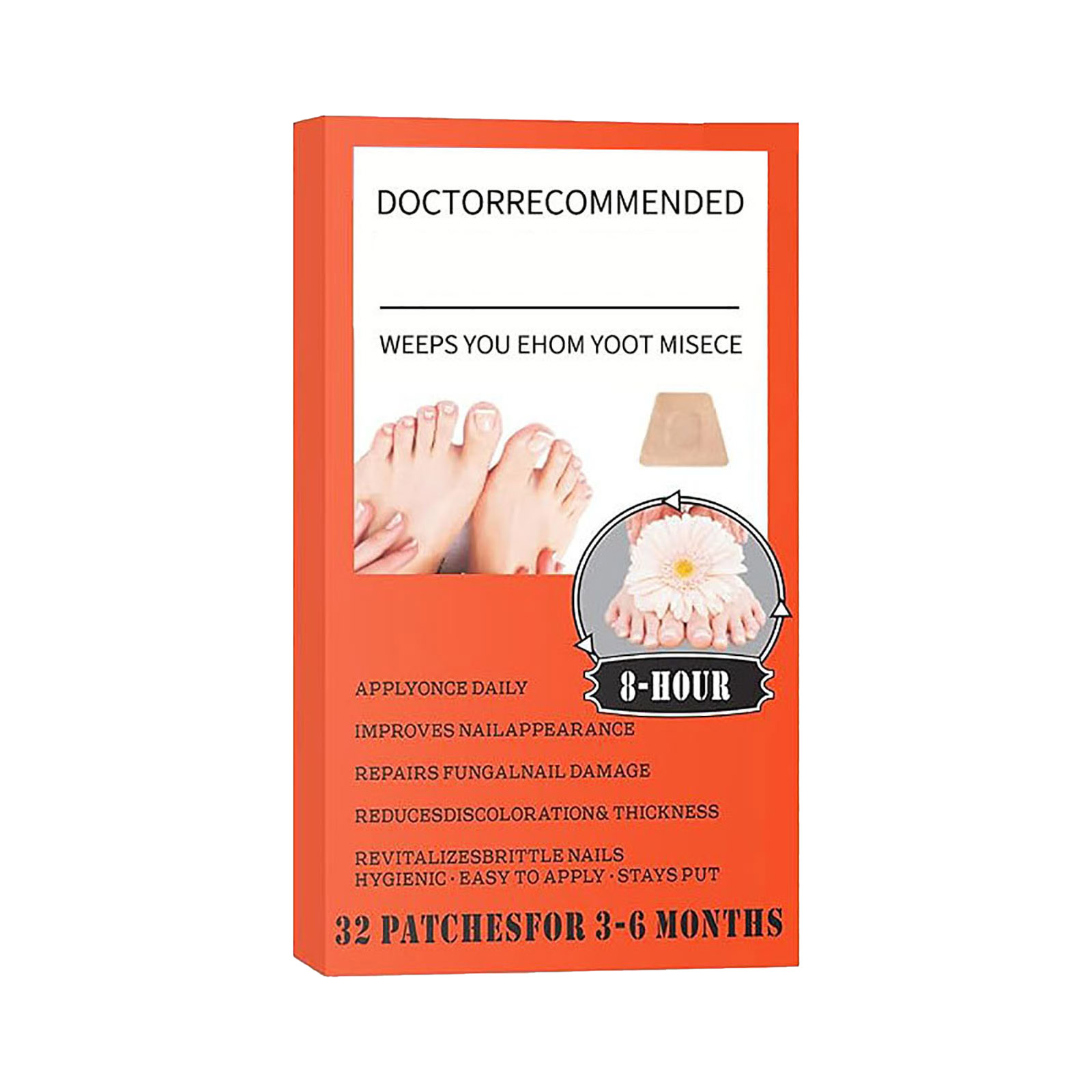 32-Count Toenail Fungus Patches: Hydrogel-Enhanced for Strong Overnight ...