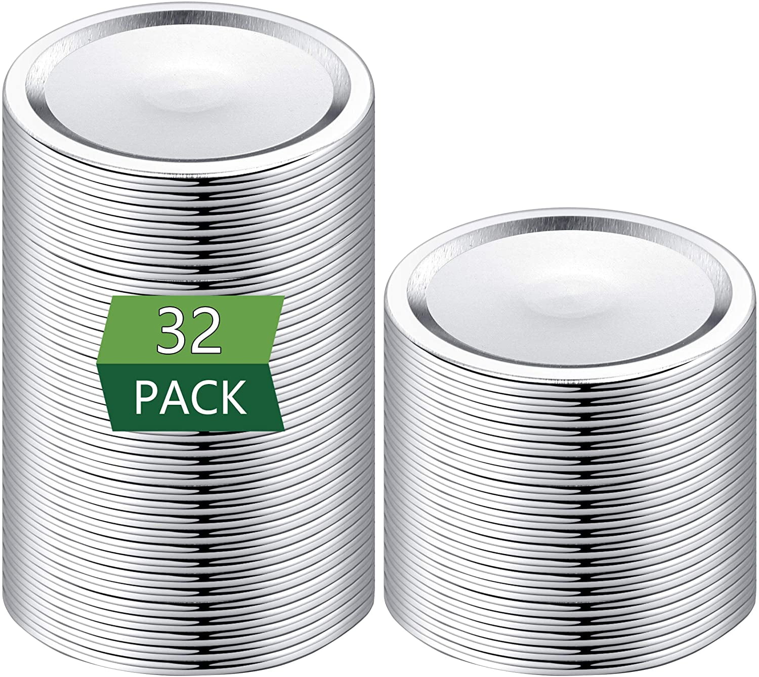 32-Count,[Wide Mouth] Canning Lids for Ball, Kerr Jars - Split-Type ...