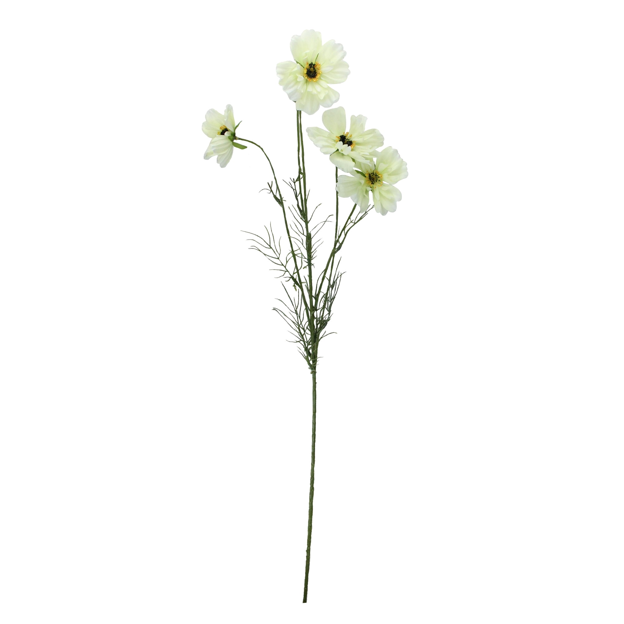 32" Cream Cosmos Flower Artificial Floral Spray - Walmart.com