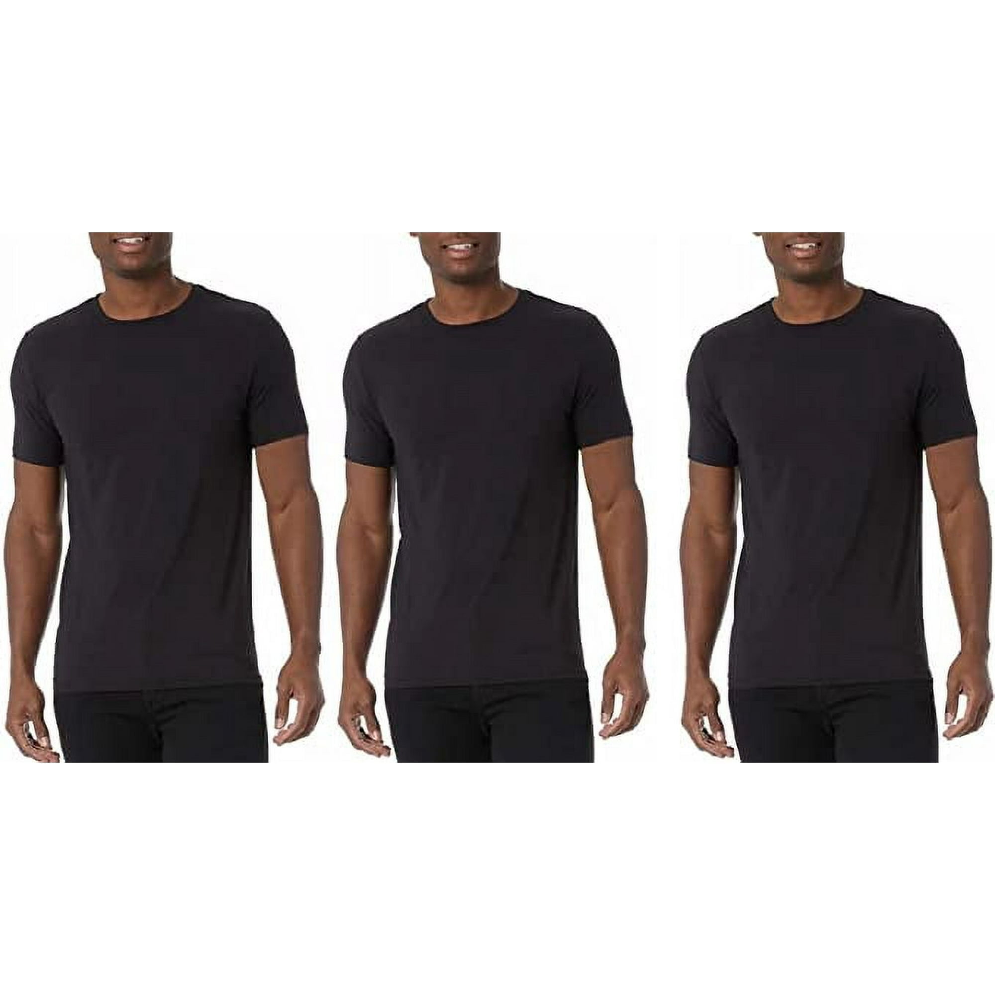 32 DEGREES Cool Men's 3 Pack Short Sleeve Crew Neck T-Shirts, Size ...