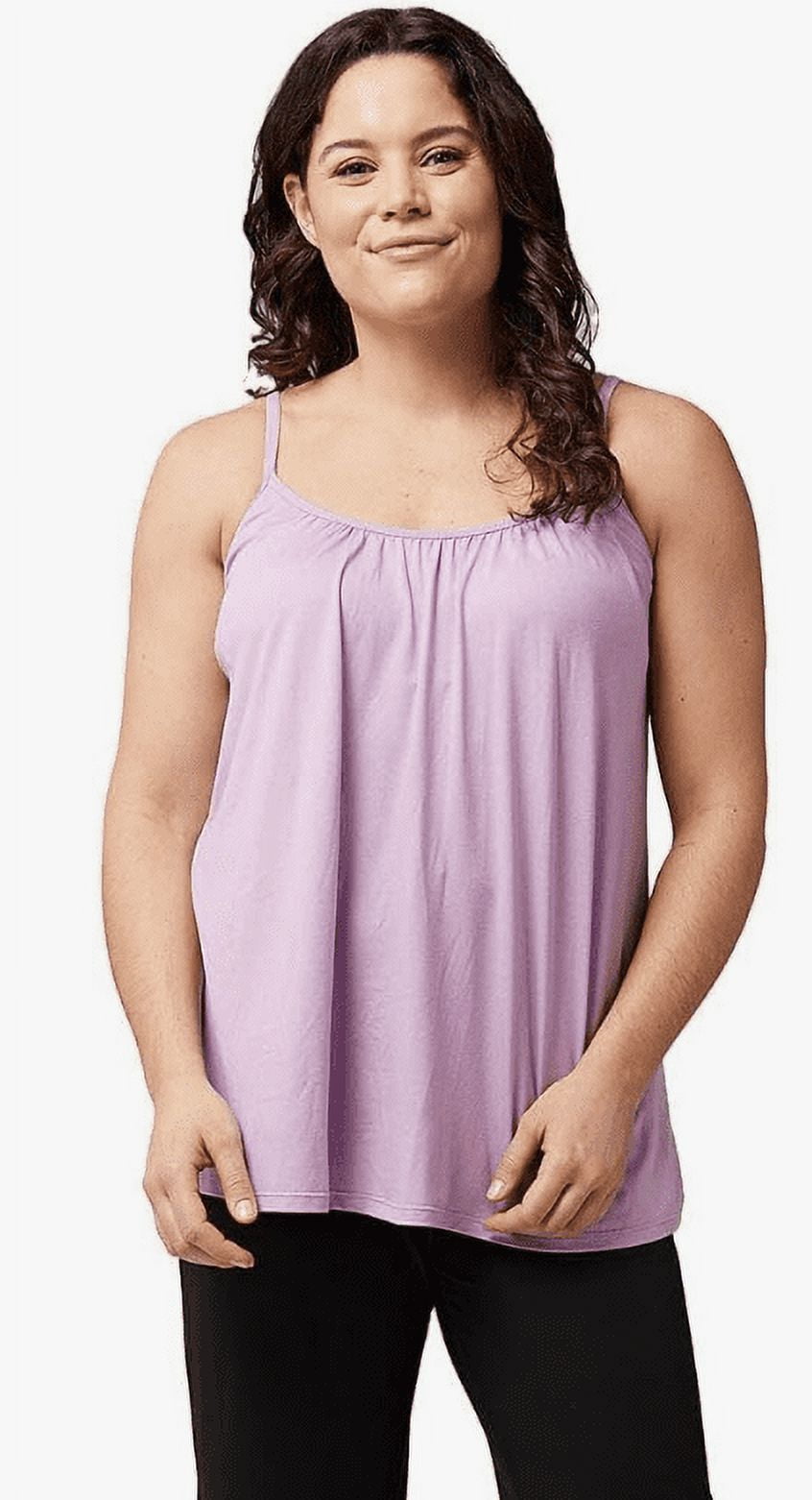 32 DEGREES Cool Womens Shirred Flowly Relaxed Lounge Built-in Cups ...