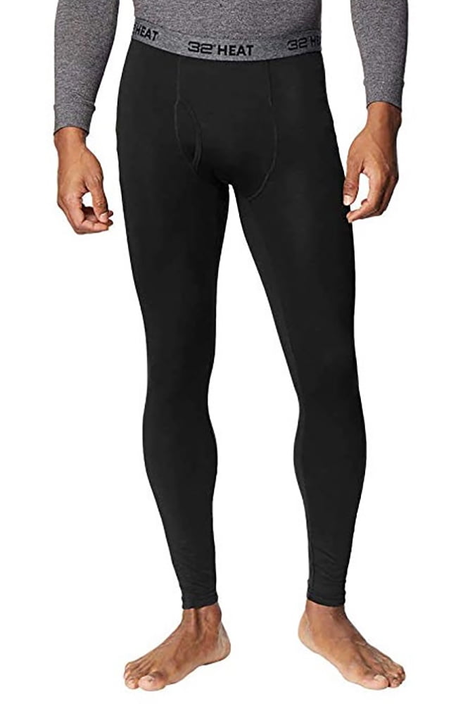 32 DEGREES Men Heat Pant, 2-Pack (S, Black/Black) - Walmart.com