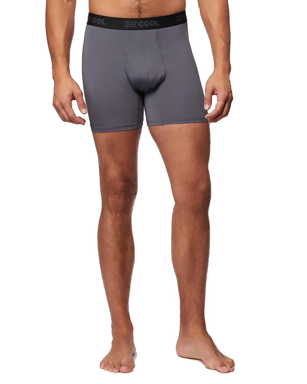 32 DEGREES Mens Active Mesh Boxer Brief, Charcoal, Medium - Walmart.com