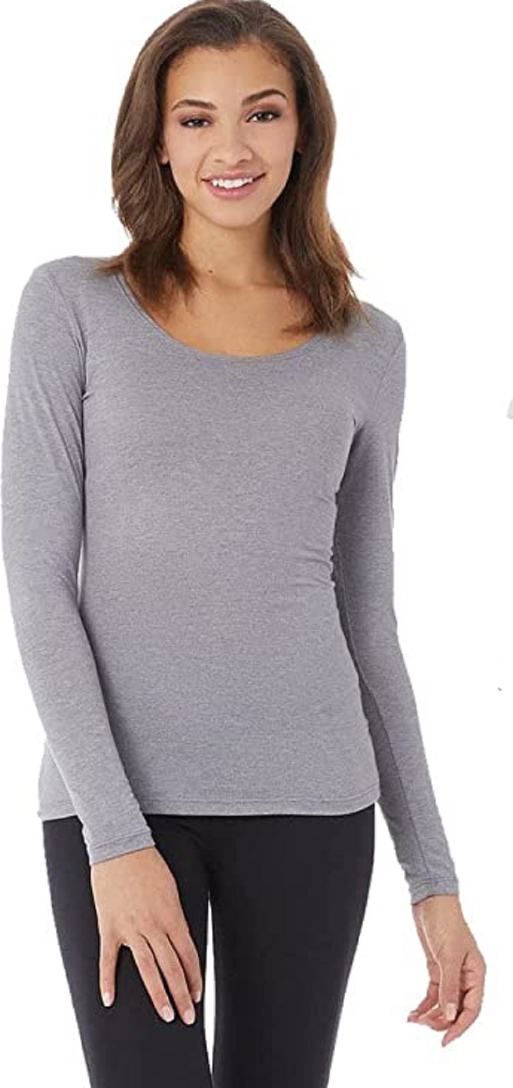 32 DEGREES Womens Lightweight Thermal Long Sleeve Scoop Neck Top, 1 ...