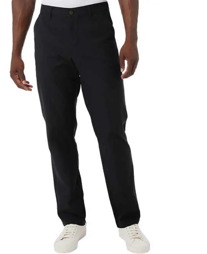 32 Degrees Cool Men's Regular Fit Stretch Soft Touch Pants (Black ...