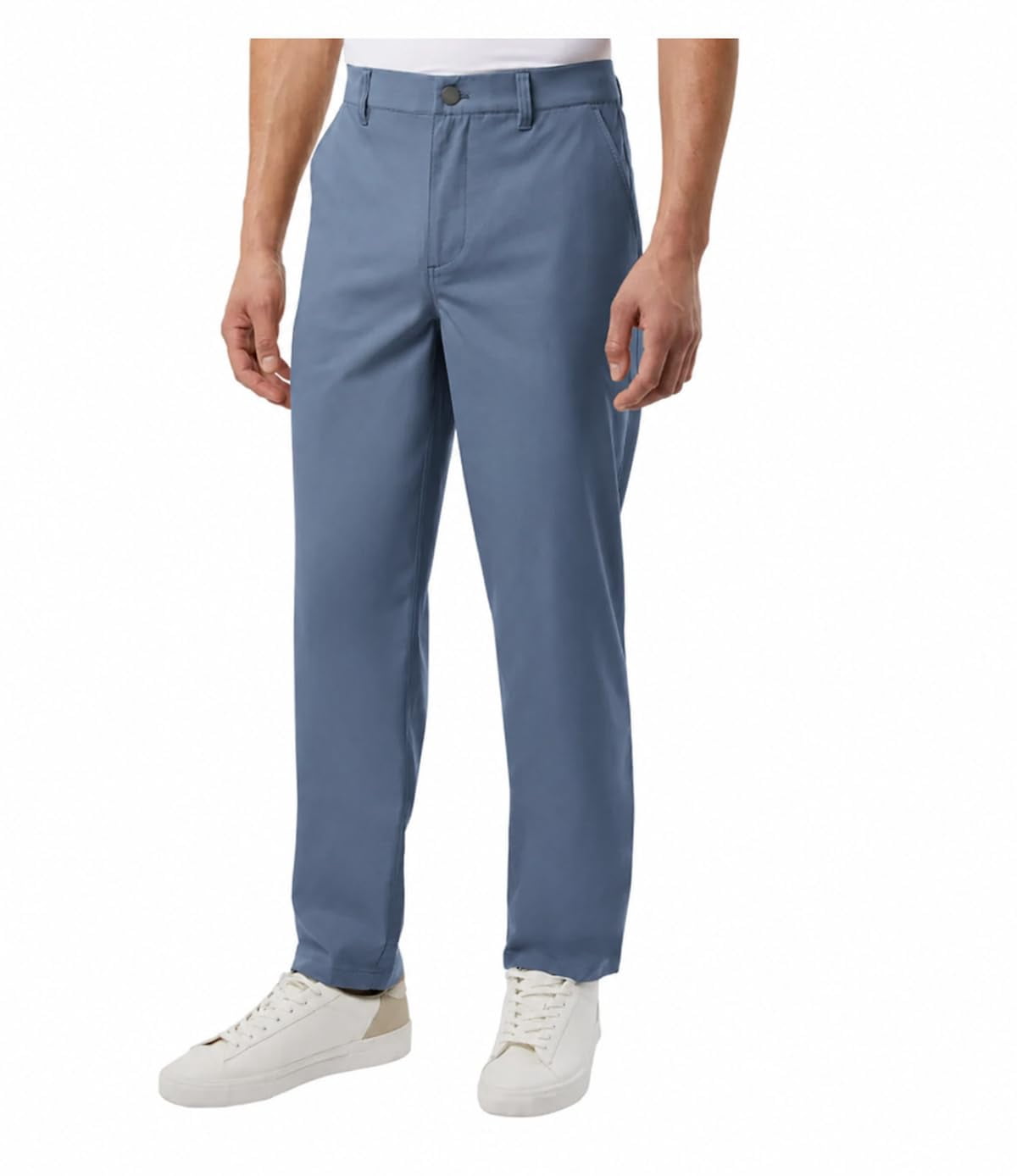 32 Degrees Cool Men's Stretch Chino Pant (Blue, 30W x 32L) - Walmart.com