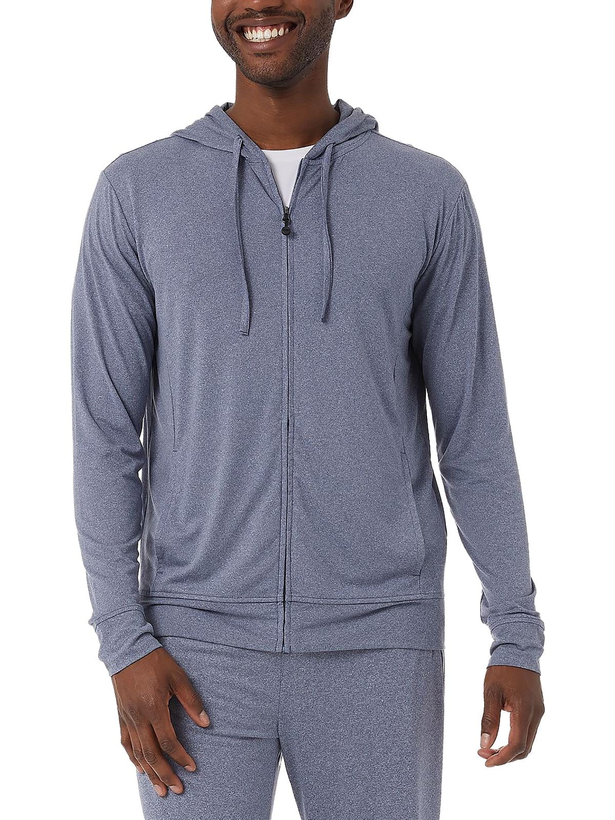 32 Degrees Cool Mens Hoodie Pajama Sleep Jacket - Walmart.com