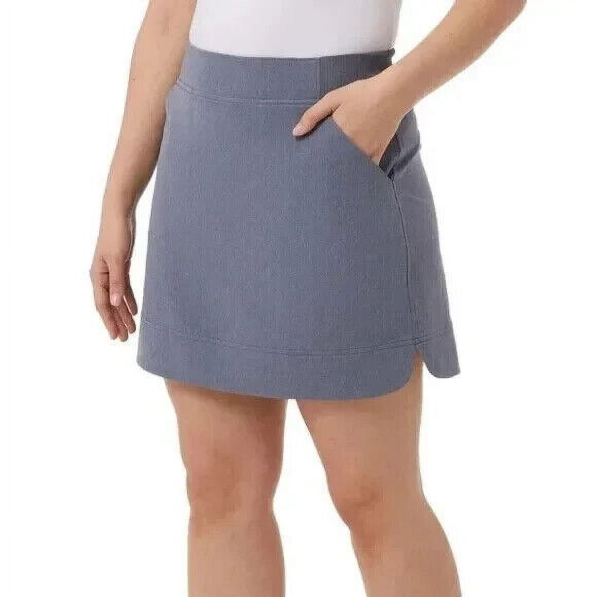 32 Degrees Cool Women's Skort Shorts XL Heather Hero Navy - Walmart.com